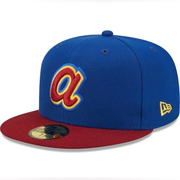 New Era | Accessories | Atlanta Braves New Era Throwback Logo Primary ...
